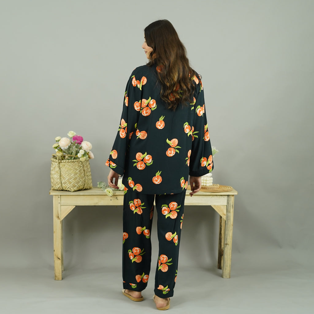 PEACH NOIR SUMMER LINEN PJS – Comfy-Pajama